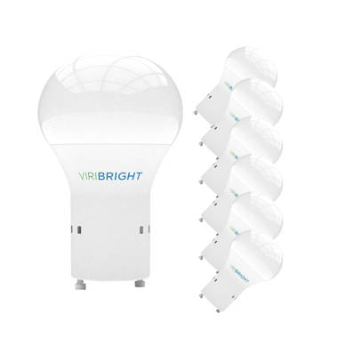 Viribright 60 Watt Equivalent A19 GU24/Twist And Lock LED Bulb | Wayfair